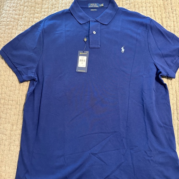 Ralph Lauren | Shirts | Polo Ralph Lauren Mens Classic Blue Polo Shirt ...